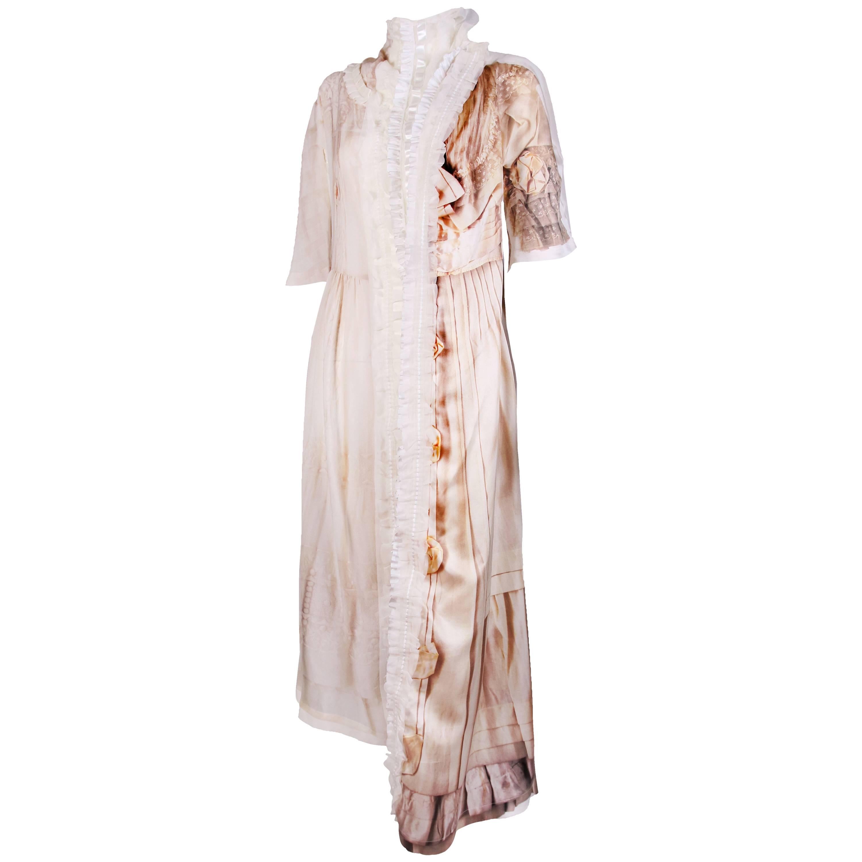 2005 Comme des Garcons "Broken Bride" Collection Dress Coat at 1stDibs