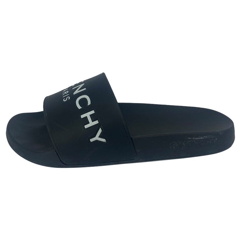 Givenchy EU 38 Black Slides For Sale at 1stDibs