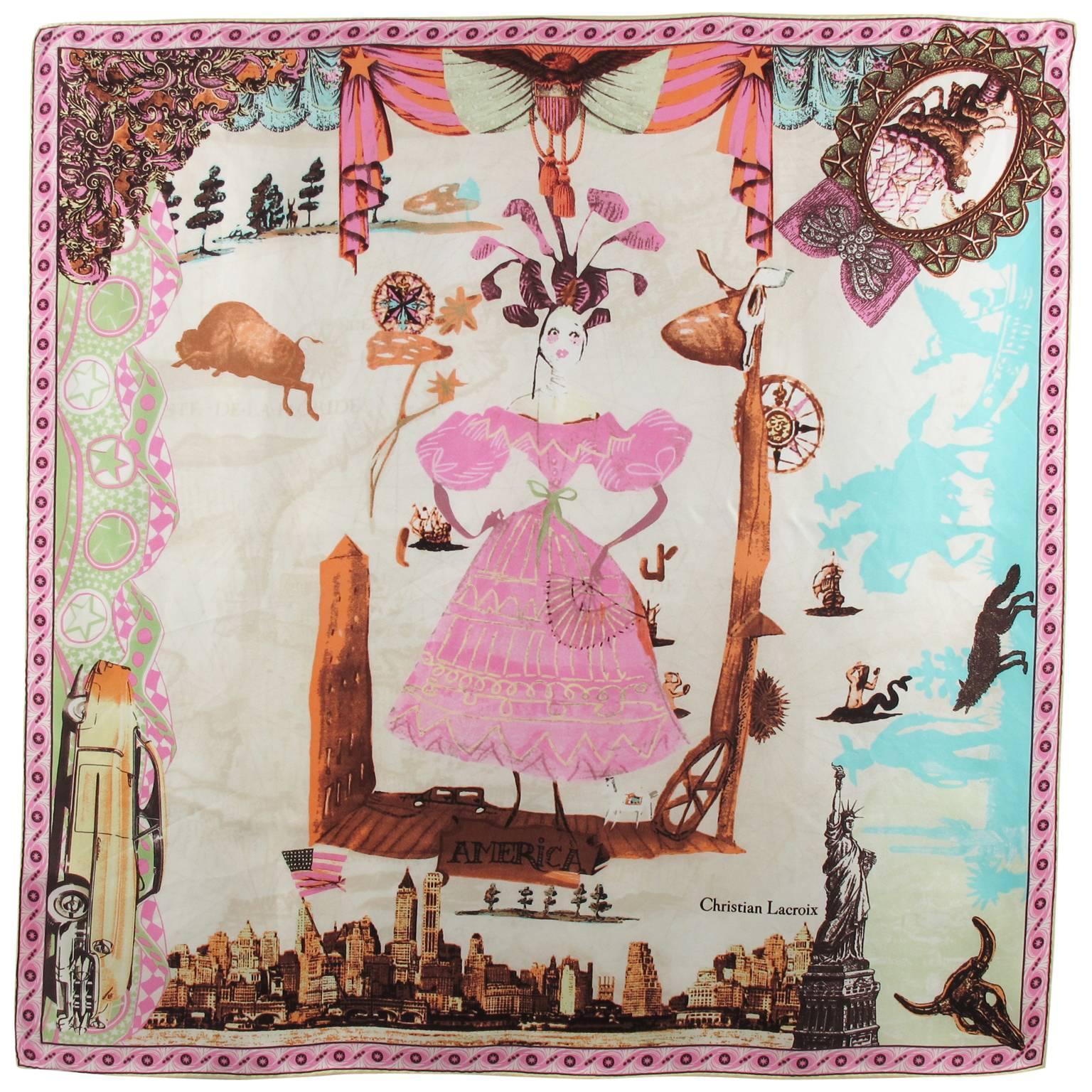 Christian Lacroix Silk Scarves - 6 For Sale on 1stDibs | christian ...