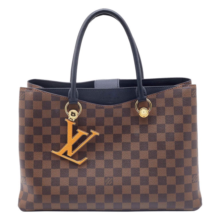 Louis Vuitton Black Damier Ebene Canvas LV Riverside Bag For Sale at ...