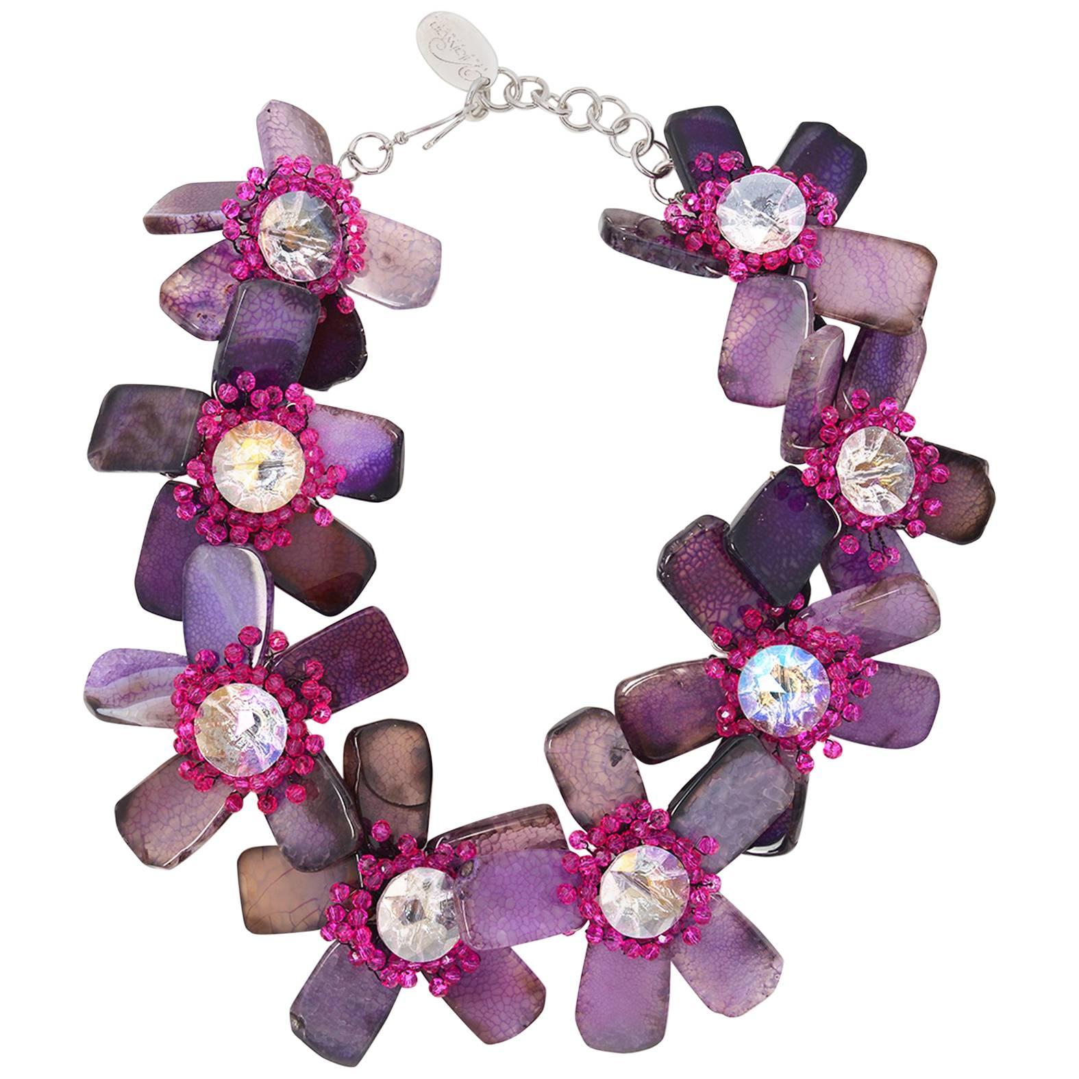 Edouard Rambaud Paris Chunky Curb Ball Chain Choker Necklace, 1980s at ...