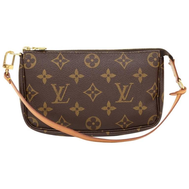 Louis Vuitton Mini Pochette Accessories Monogram Canvas Bag at 1stDibs