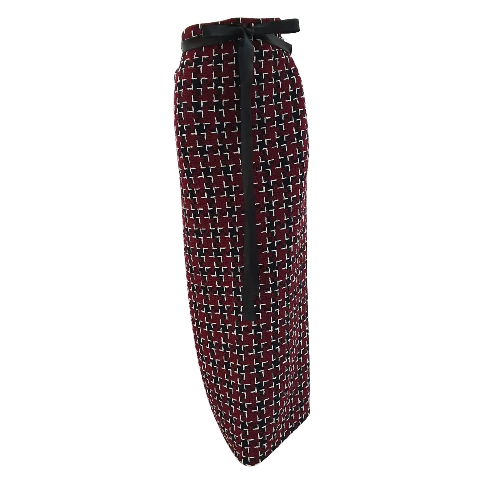 CHANEL 15K Brasserie Runway Tweed Skirt at 1stDibs