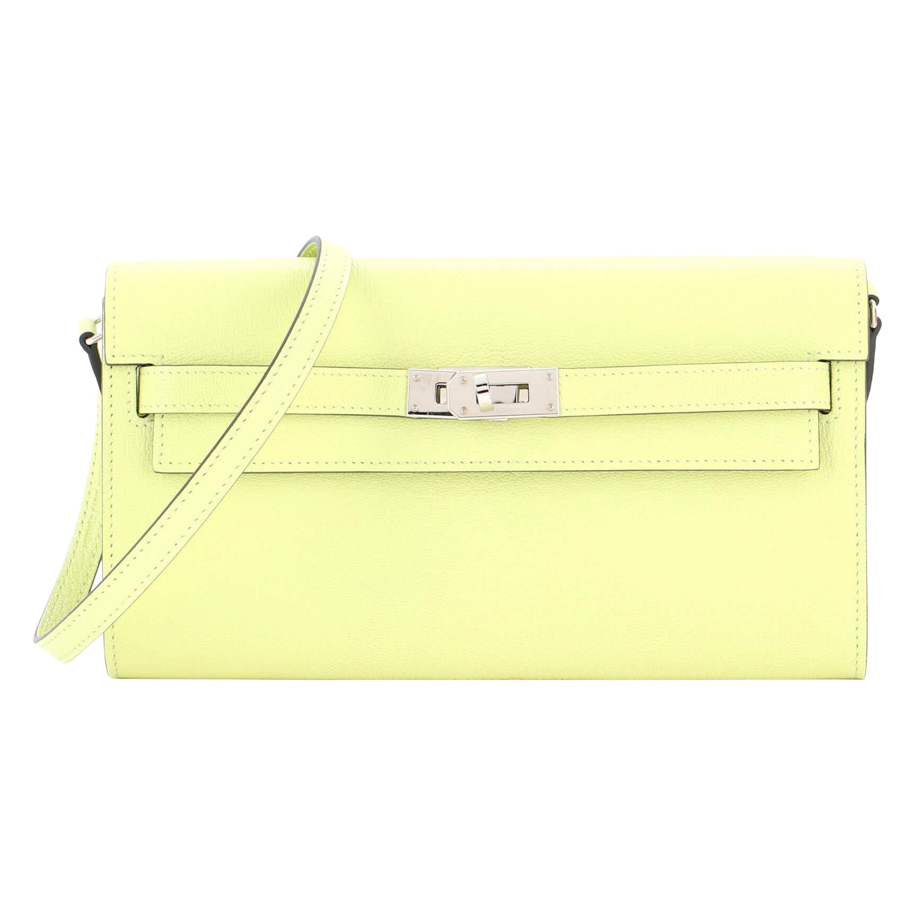 Hermes Kelly To Go Wallet Chevre Mysore For Sale at 1stDibs