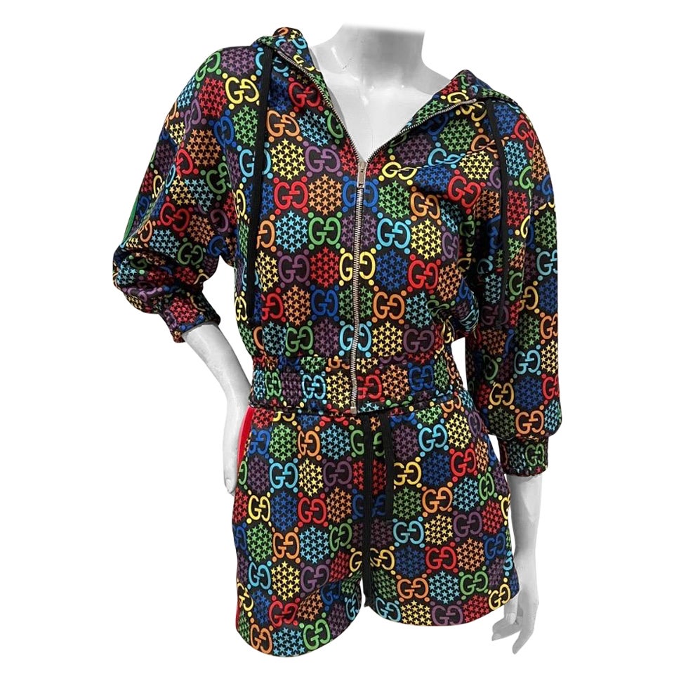 Gucci Rainbow Logo Two-Piece Set For Sale at 1stDibs