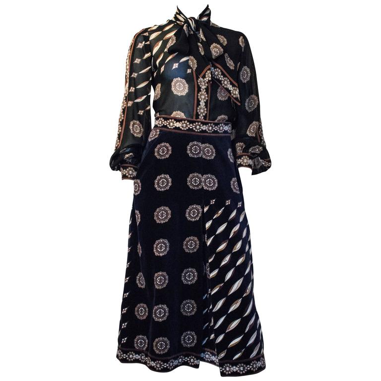 70s Emilio Pucci Two Piece at 1stDibs