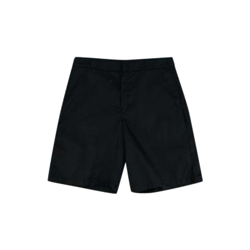 Prada Triangle Plaque Black Re-Nylon Shorts For Sale at 1stDibs