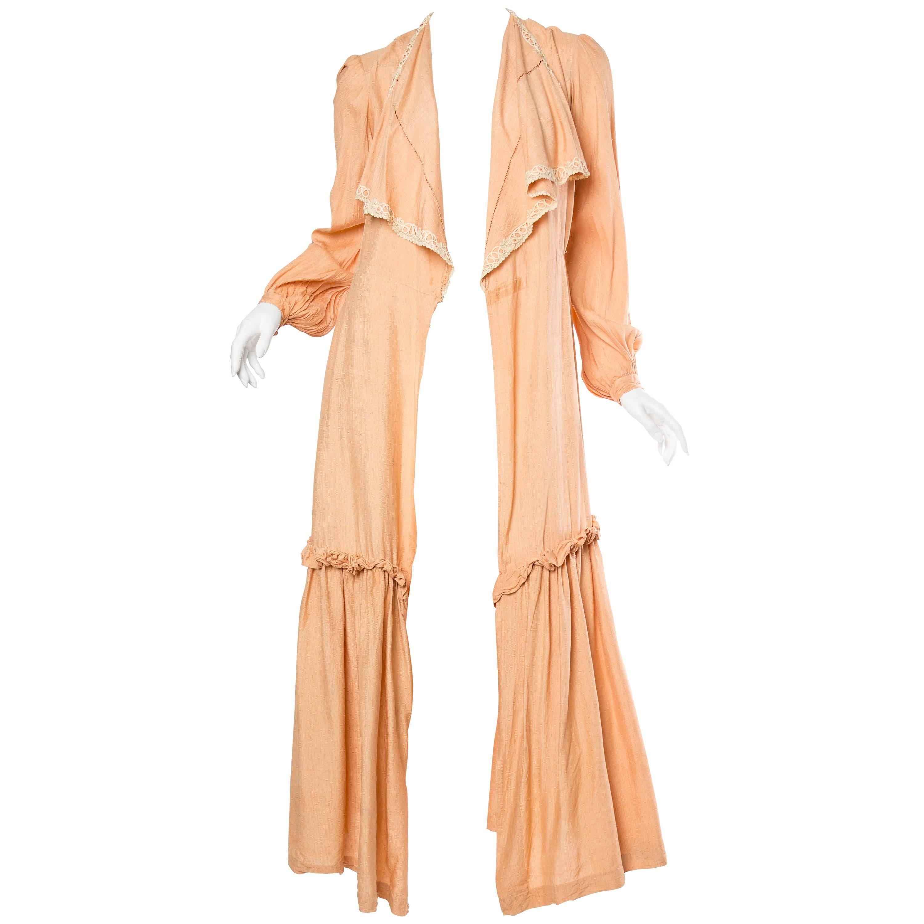 1930s Silk Duster Coat at 1stDibs