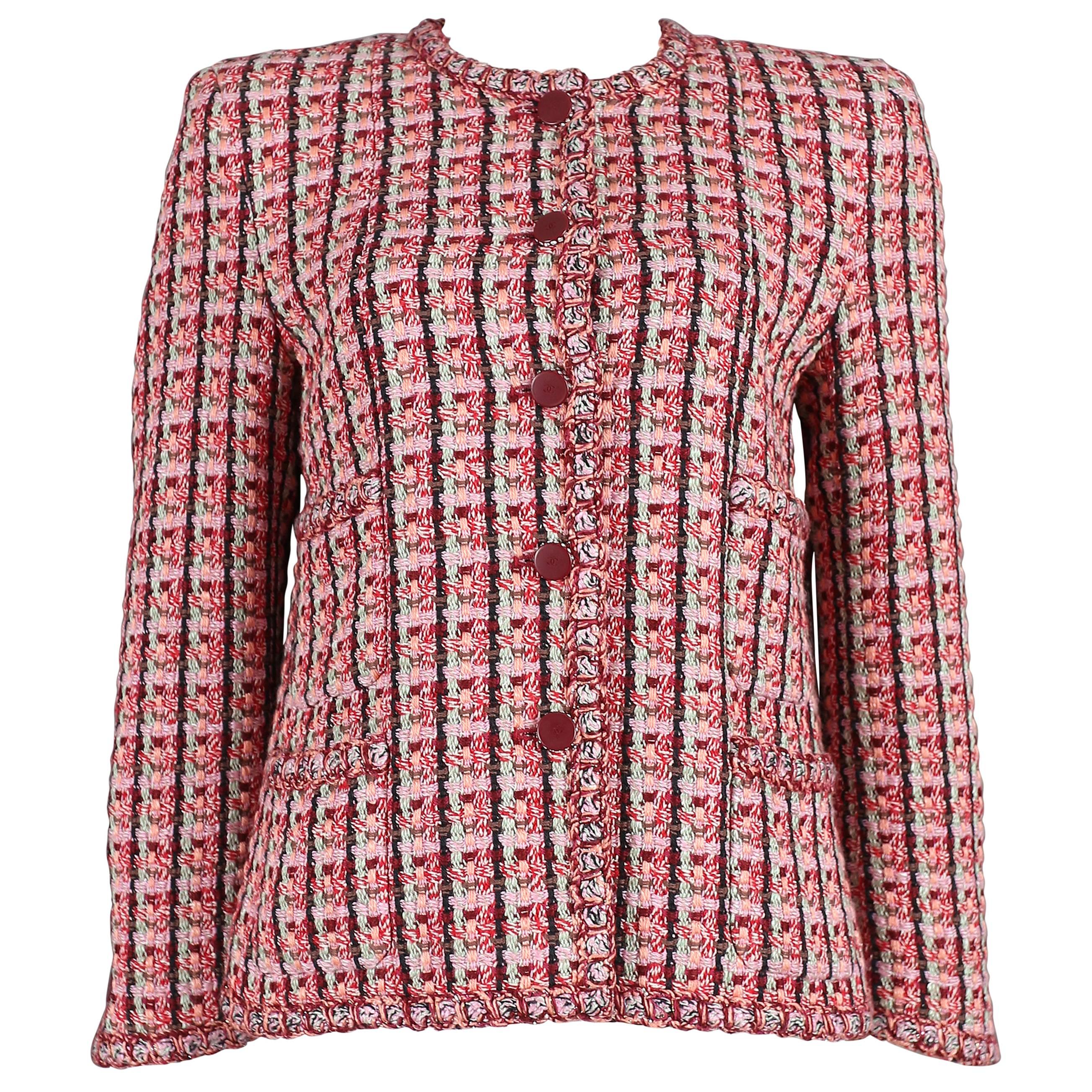 Chanel classic tweed jacket, circa 2002 at 1stDibs