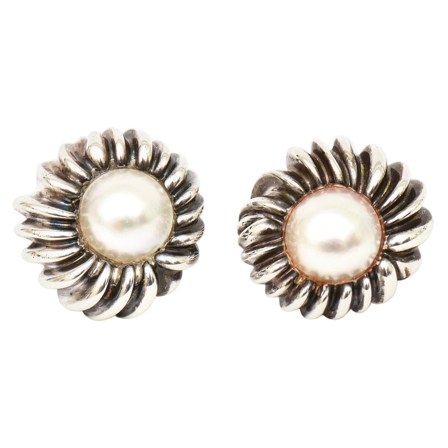 Tiffany Sterling Silver Criss Cross Lever Back Earrings For Sale at ...