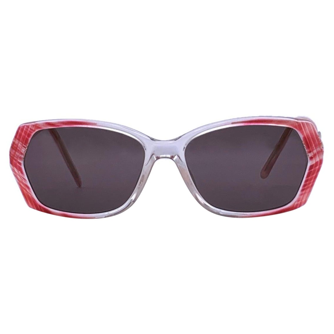 Gianni Versace Vintage Gafas de Sol Rojas y Transparentes Mod. V 292 54 ...