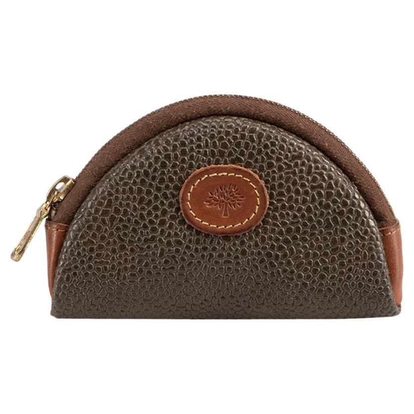 Mulberry Women's Vintage Khaki Scotch-grain Breton Leather Coin Purse ...