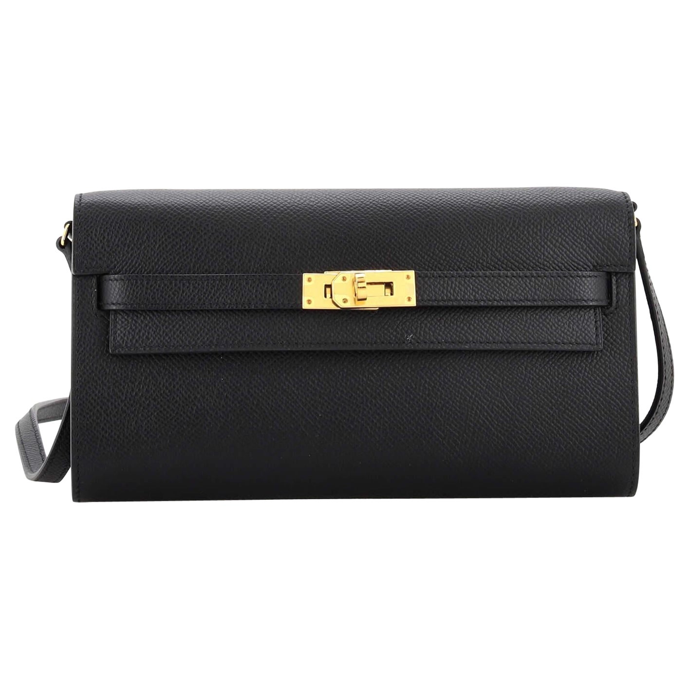 Hermes Kelly To Go Wallet Epsom For Sale at 1stDibs