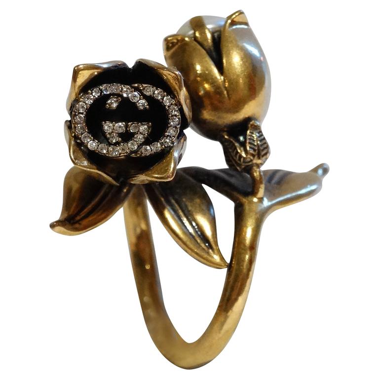 Gucci "Flora" Ring at 1stDibs
