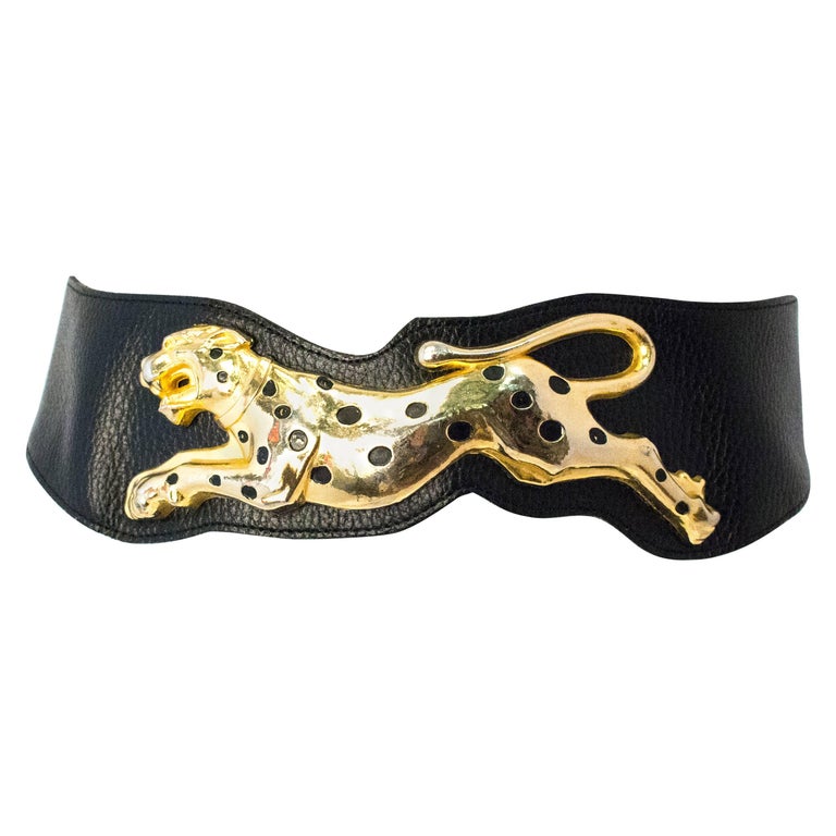 80s Gold Cheetah Belt at 1stDibs | 80s belts