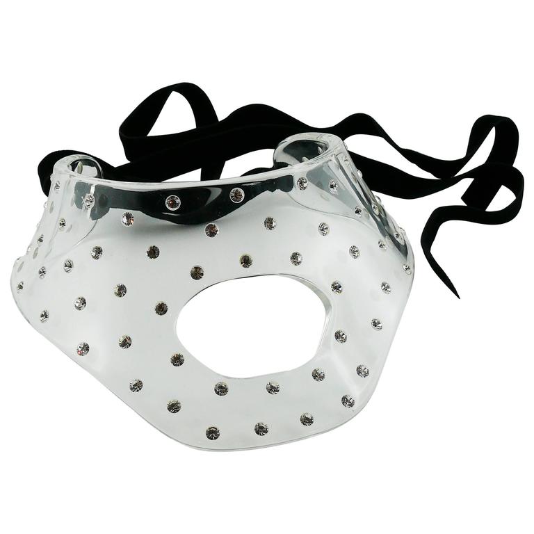 Yves Saint Laurent YSL by Tom Ford Rare Runway Diamante Perspex Collar ...