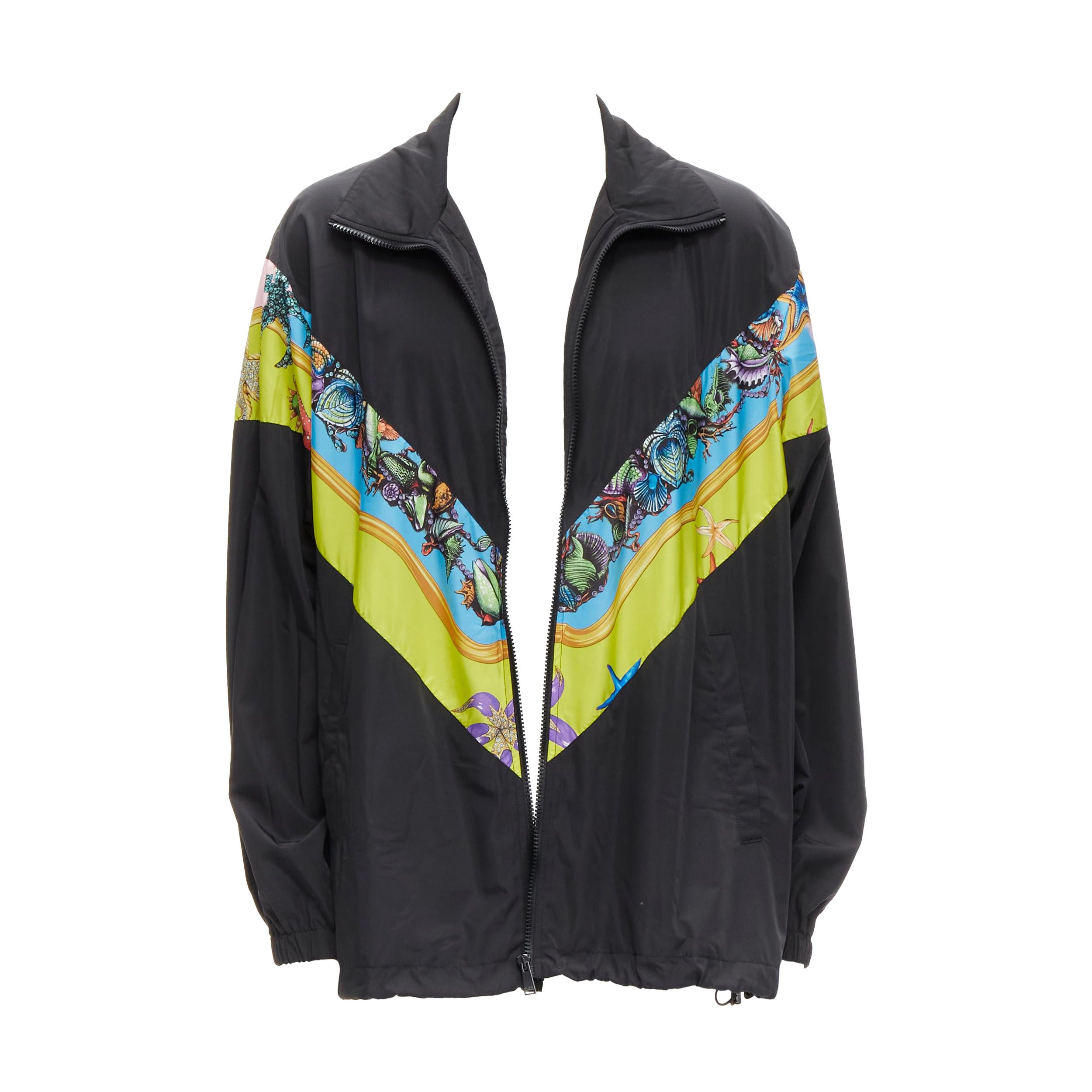 VERSACE 2021 Tresor De La Mer black starfish track jacket IT50 L For ...