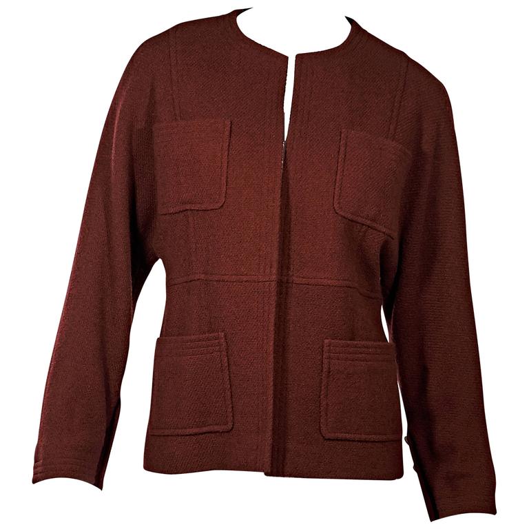 Red Vintage Chanel Jacket For Sale at 1stDibs | red chanel jacket