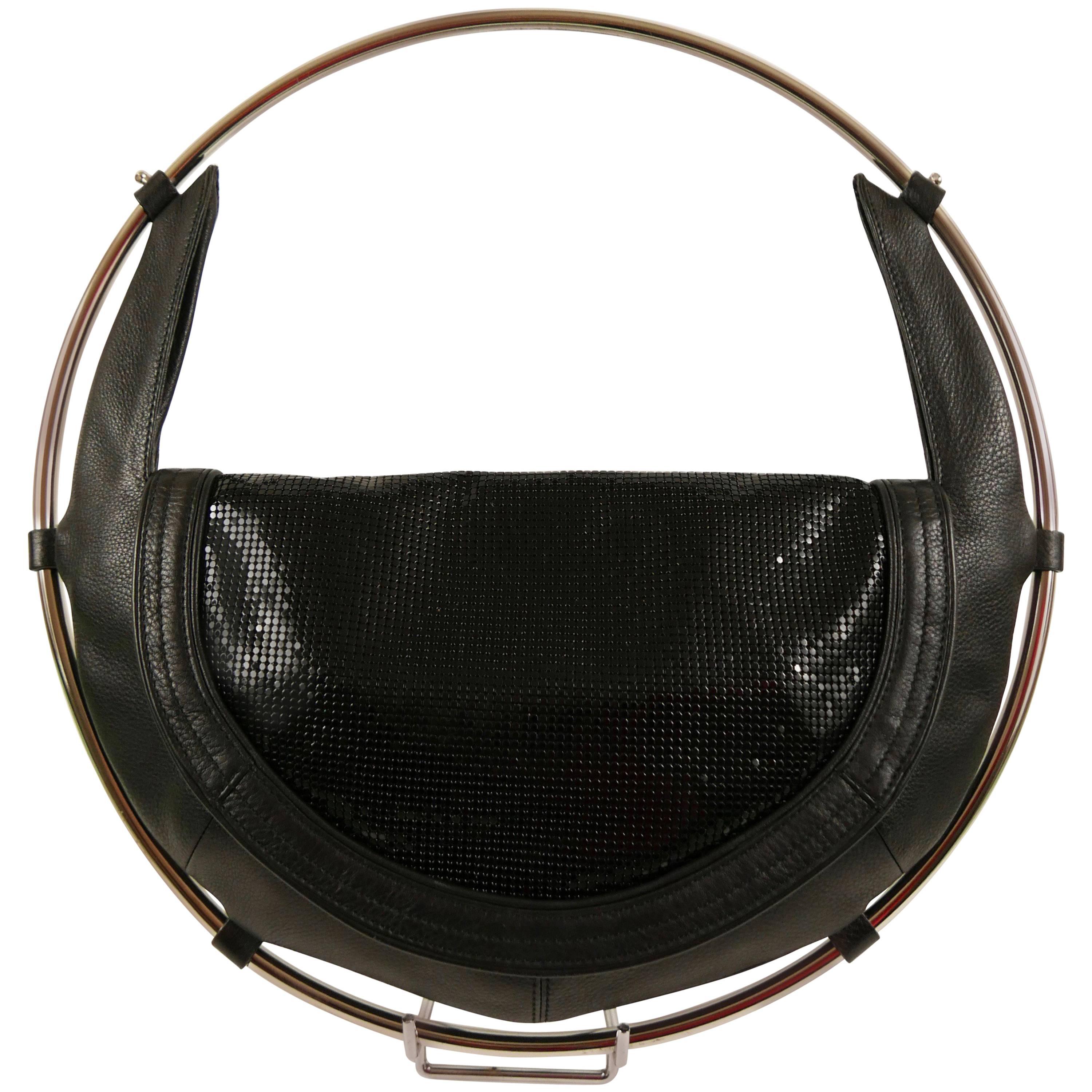 Diesel - Sac en cuir noir, collection Liquid Space, 2007 sur 1stDibs