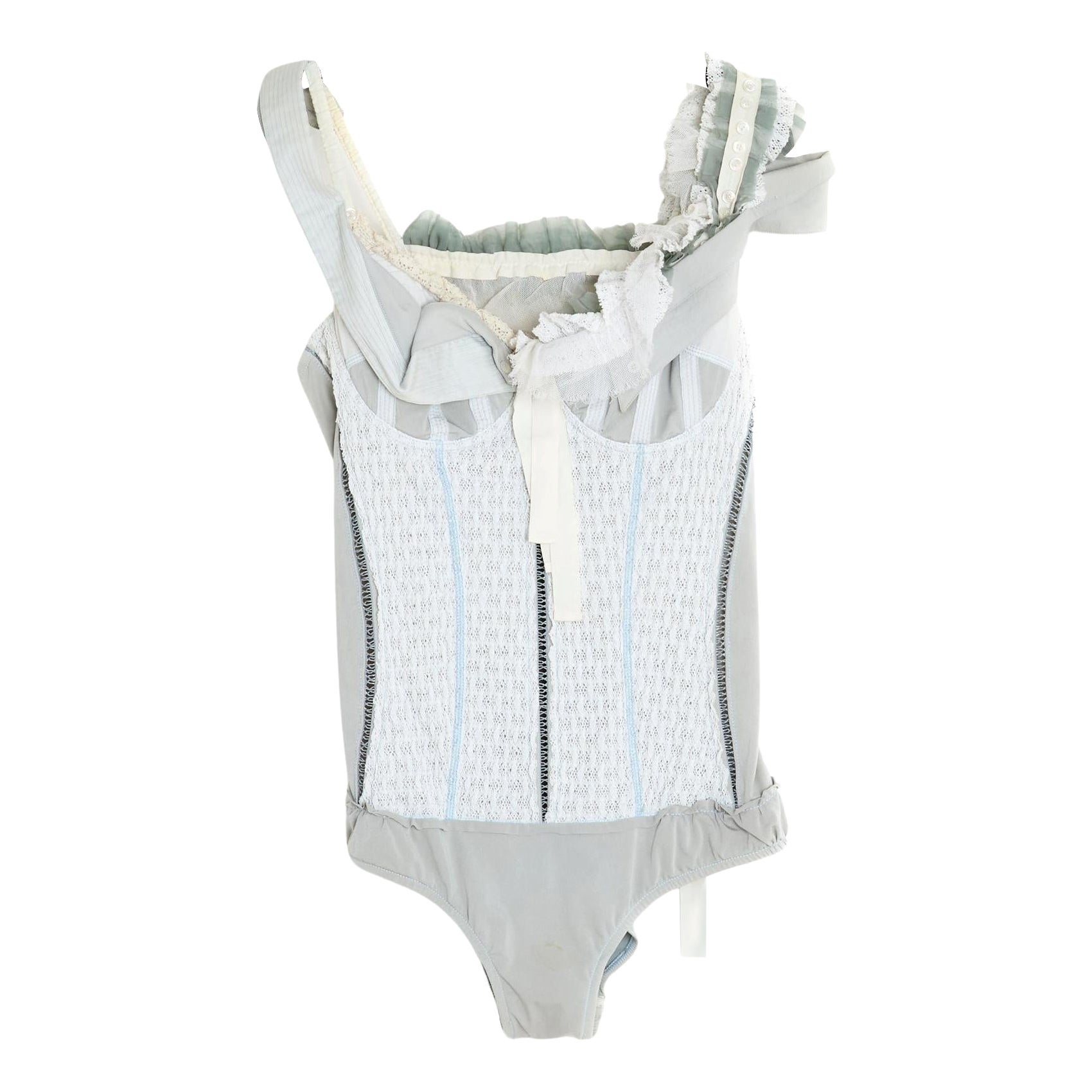Louis Vuitton EU42 Body SS2007 Cotton drapé Top Body US12 For Sale at ...
