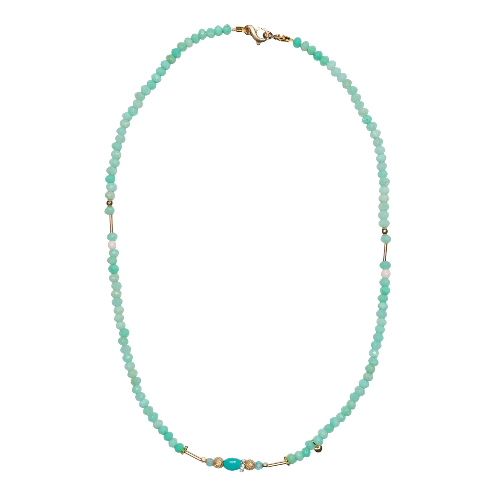 RAINBOW Diamond 105 Carat Sapphire and Emerald Necklace in 14K Solid ...