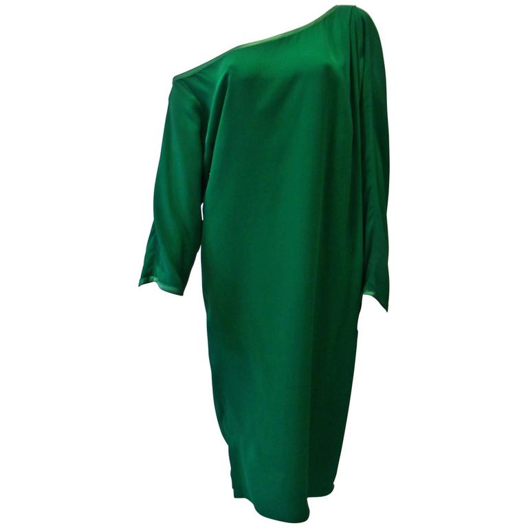 Early Gianni Versace Silk Kaftan Dress 1983 at 1stDibs
