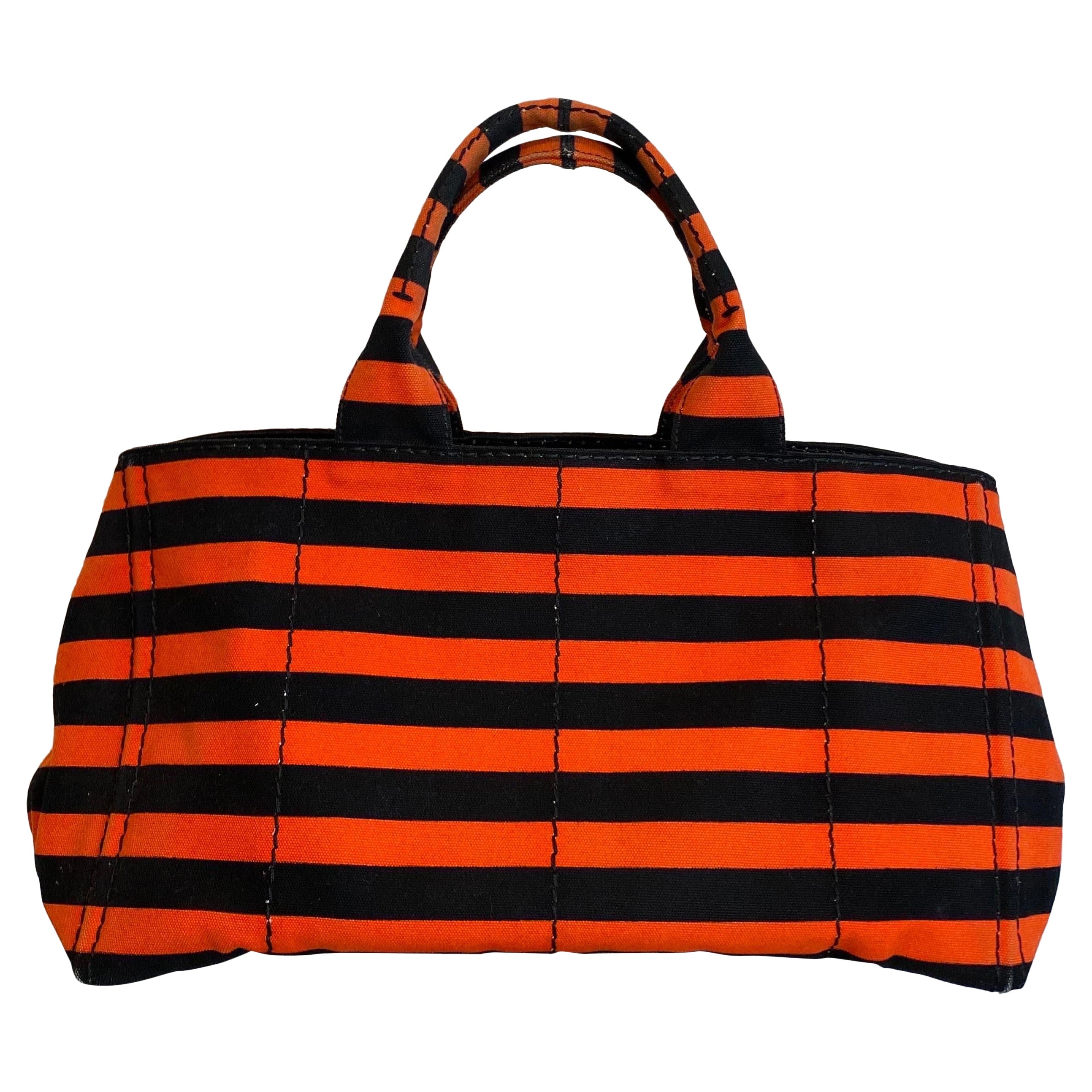 Campus striped bag Prada For Sale at 1stDibs