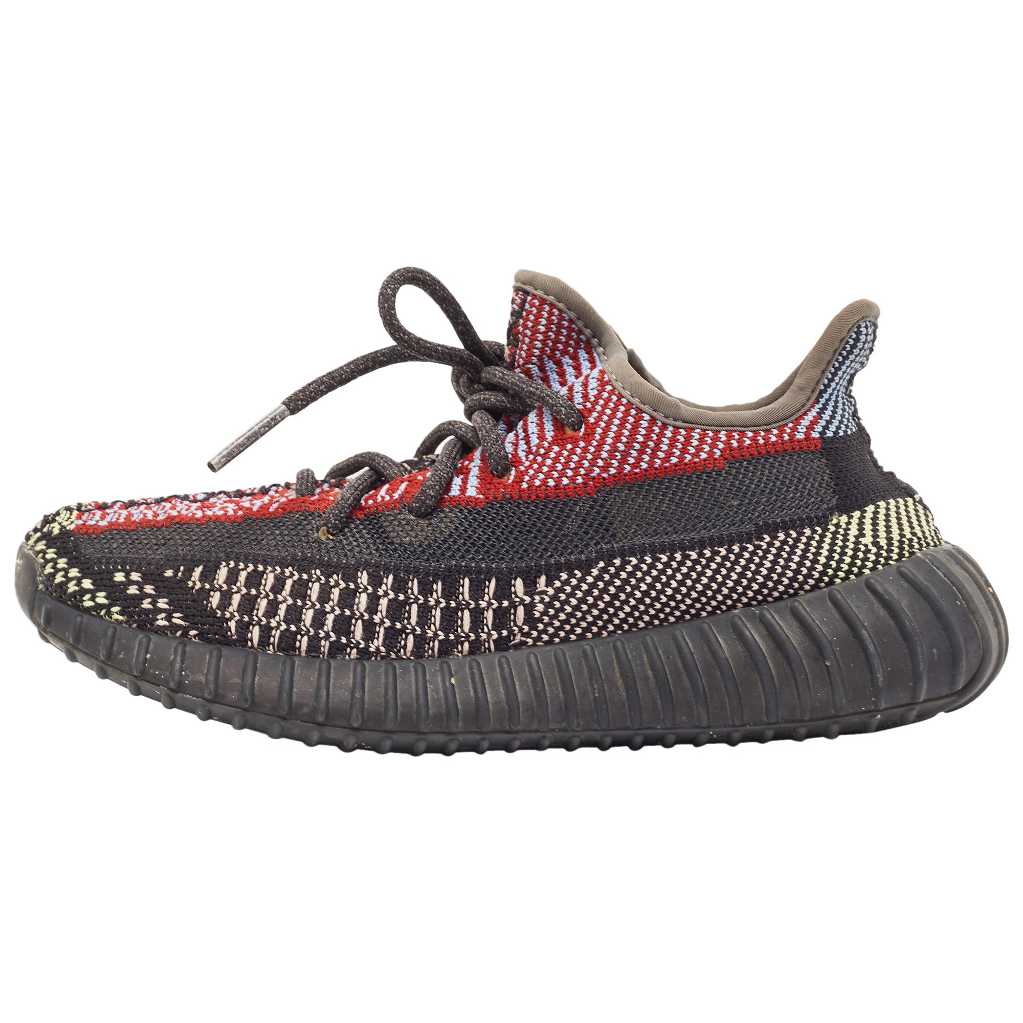 Yeezy x Adidas Multicolor Knit Fabric Boost 350 V2 yecheil Sneakers ...