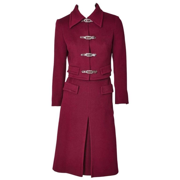 Jaeger Burgundy Wool 70's Suit at 1stDibs | jaeger suit
