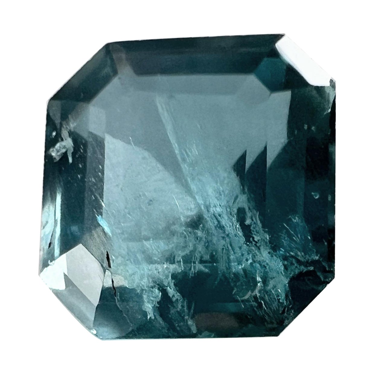 3.65ct NON-OILED Rectangular Natural EMERALD Gemstone For Sale at 1stDibs