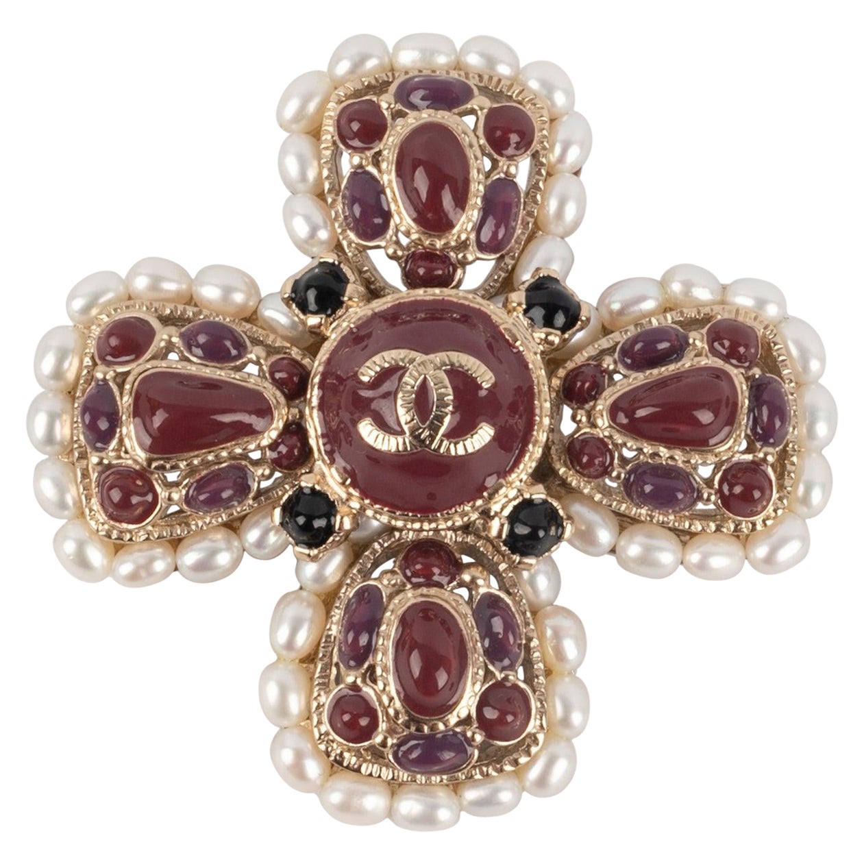Chanel Brooches - 439 For Sale at 1stDibs | chanel brooch dupe, cc ...