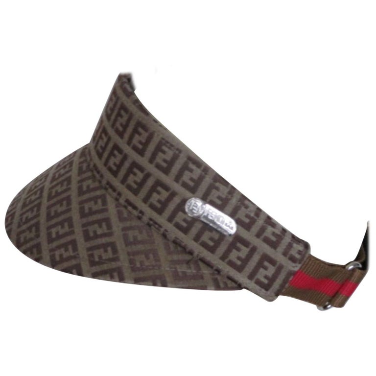 Fendi monogram sun visor hat at 1stDibs | fendi sun visor, fendi visor ...