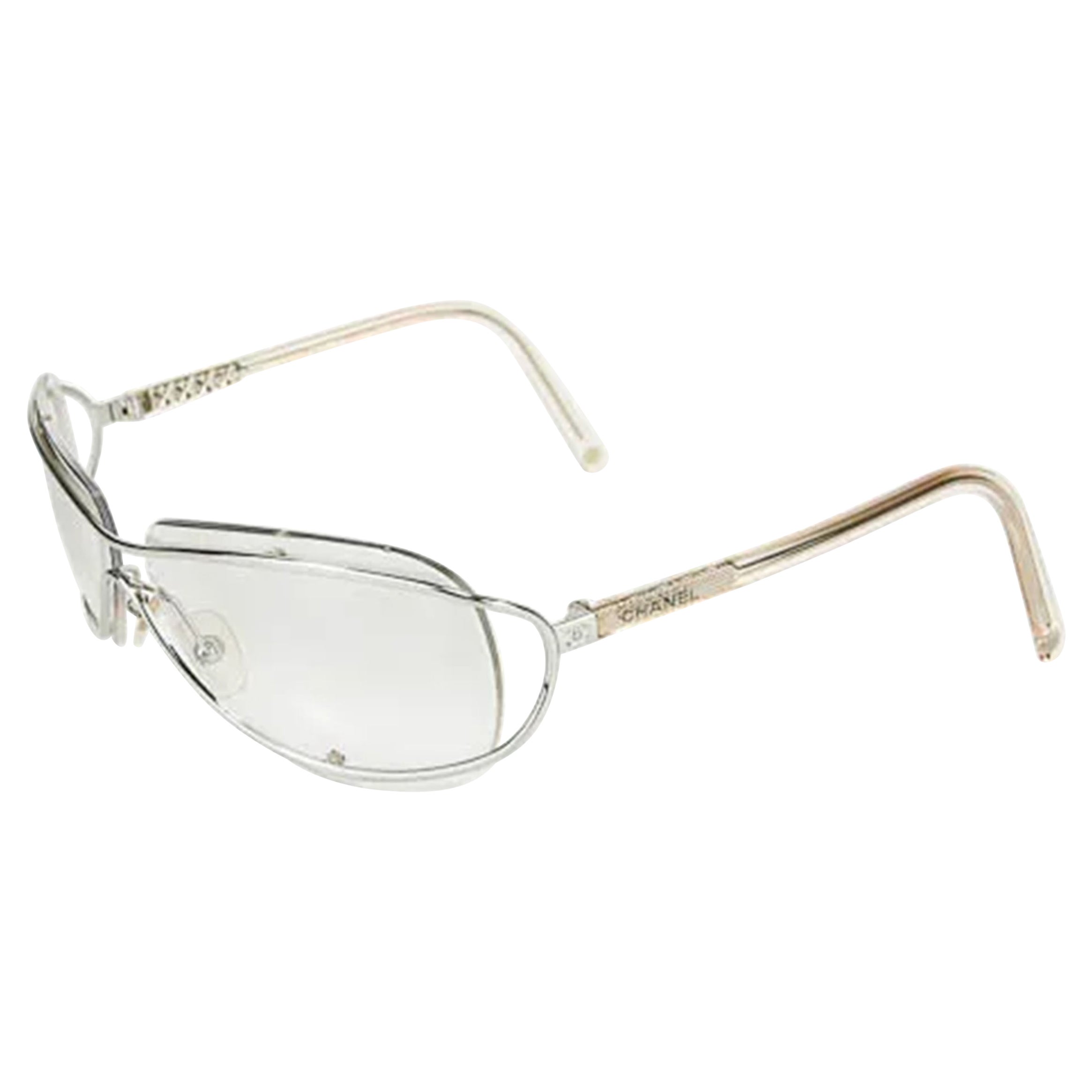 CHANEL SS2002 Metal Frame 4027 For Sale at 1stDibs