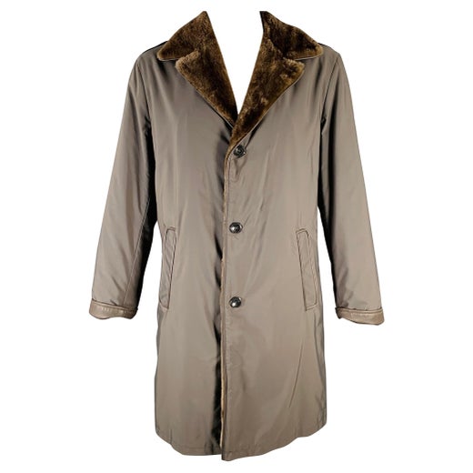 ARMANI COLLEZIONI Size 8 Blue Viscose Polyester Jacket For Sale at 1stDibs