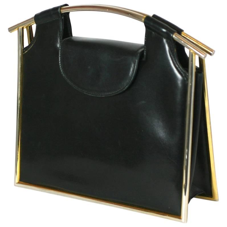 Tubular Structured Italian Calf Bag at 1stDibs