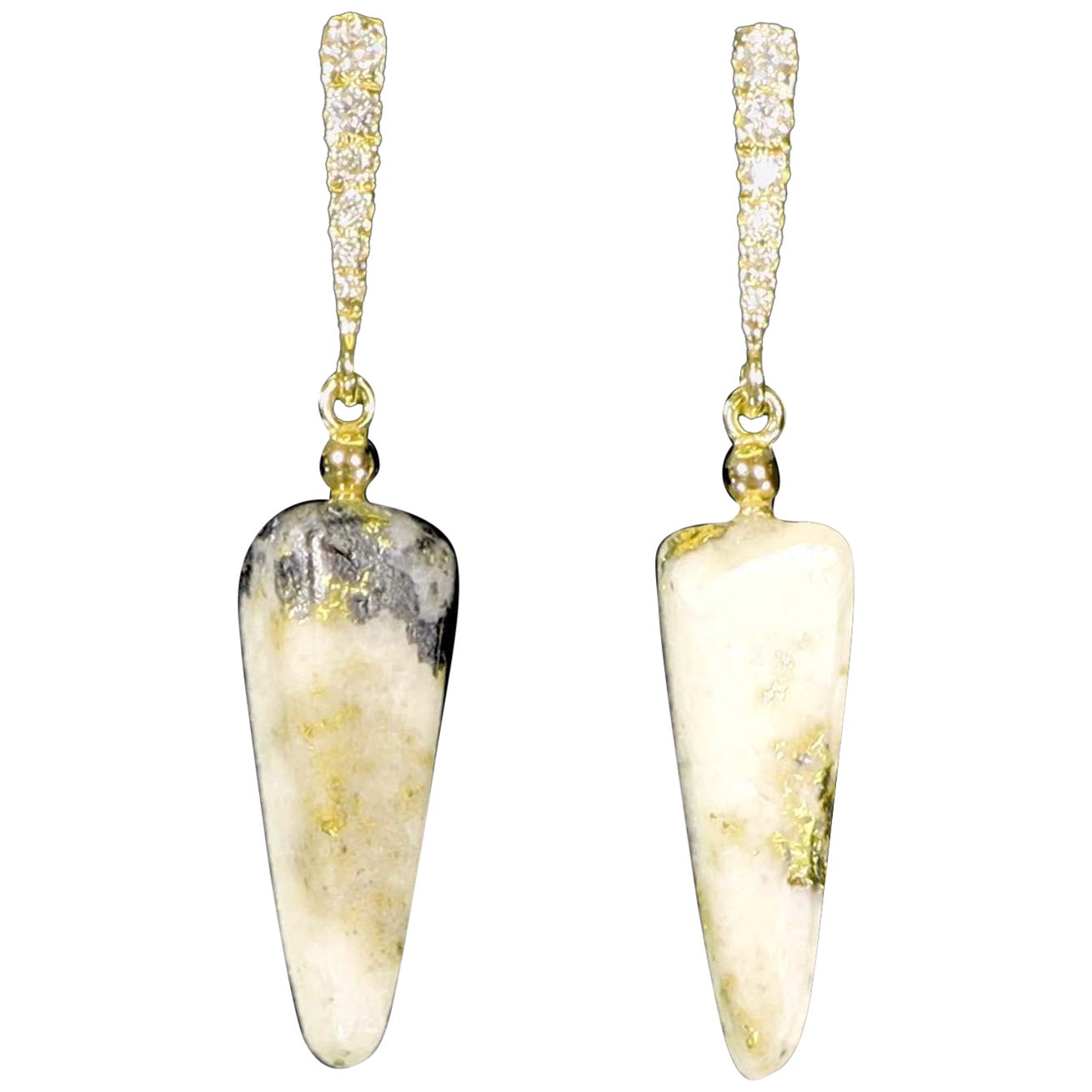 Cody Stone 52.30 Ct Golden Trilogy Natural Gold in Quartz High Jewelry ...