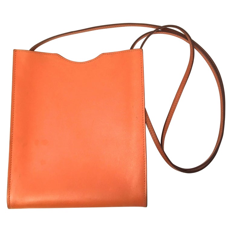 Hermes Orange Crossbody Bag For Sale at 1stDibs