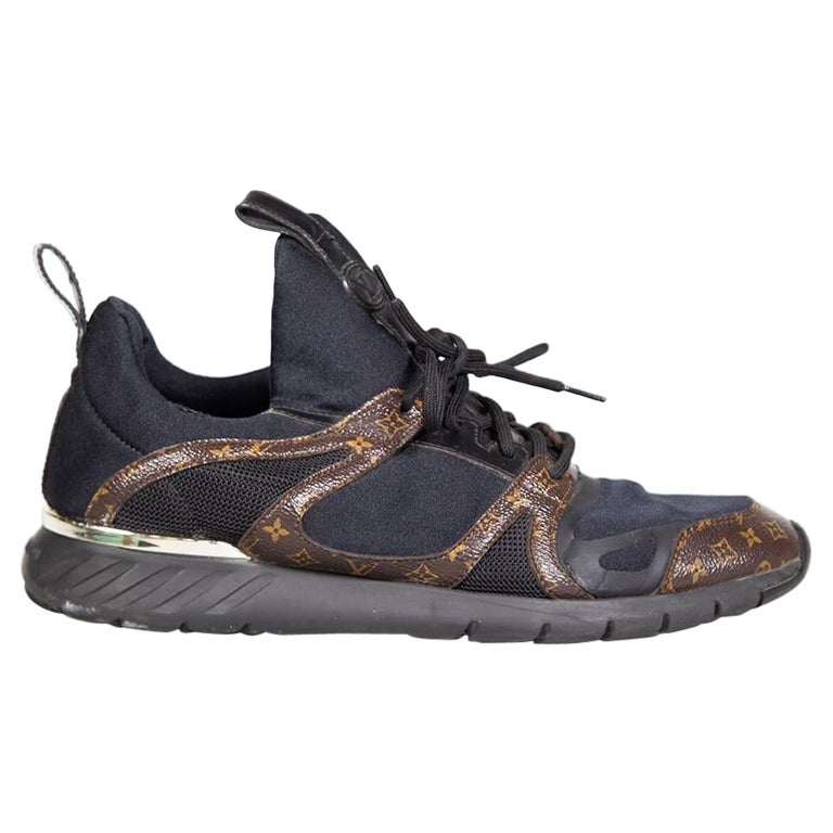 Louis Vuitton Black Technical Monogram Aftergame Trainers Size IT 40 ...