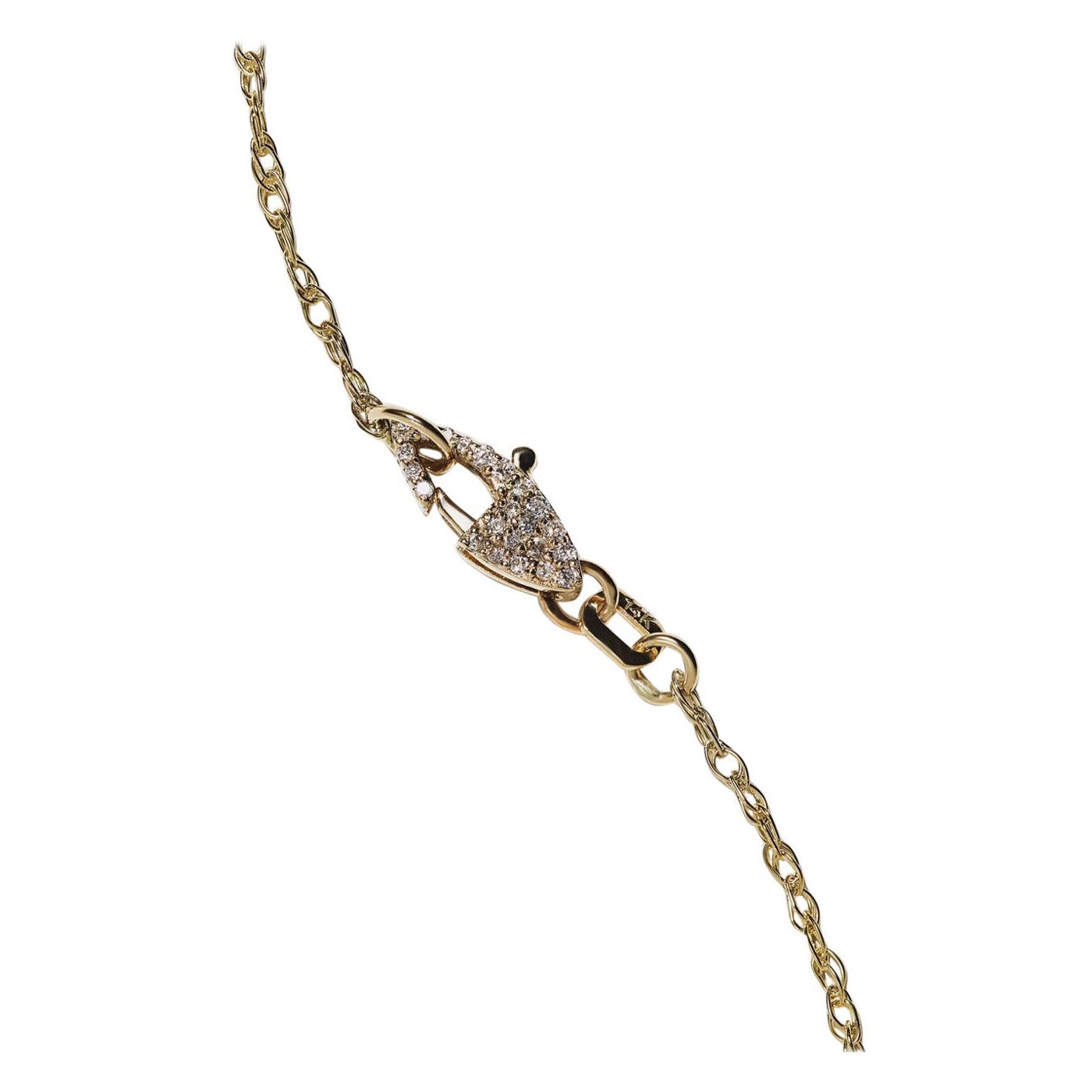 Georgian Twisted and Braided Gold Chain with Hand Clasp at 1stDibs ...