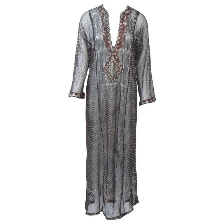 Black Assuit Caftan at 1stDibs | assuit fabric for sale