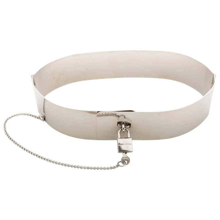 Dolce and Gabbana Padlock Metal Belt, Autumn - Winter 2007 at 1stDibs ...