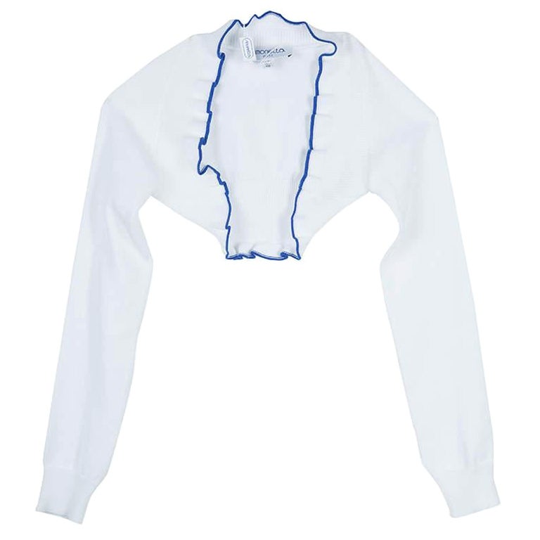 Simonetta Mini White Bolero Top 7 Yrs For Sale at 1stDibs