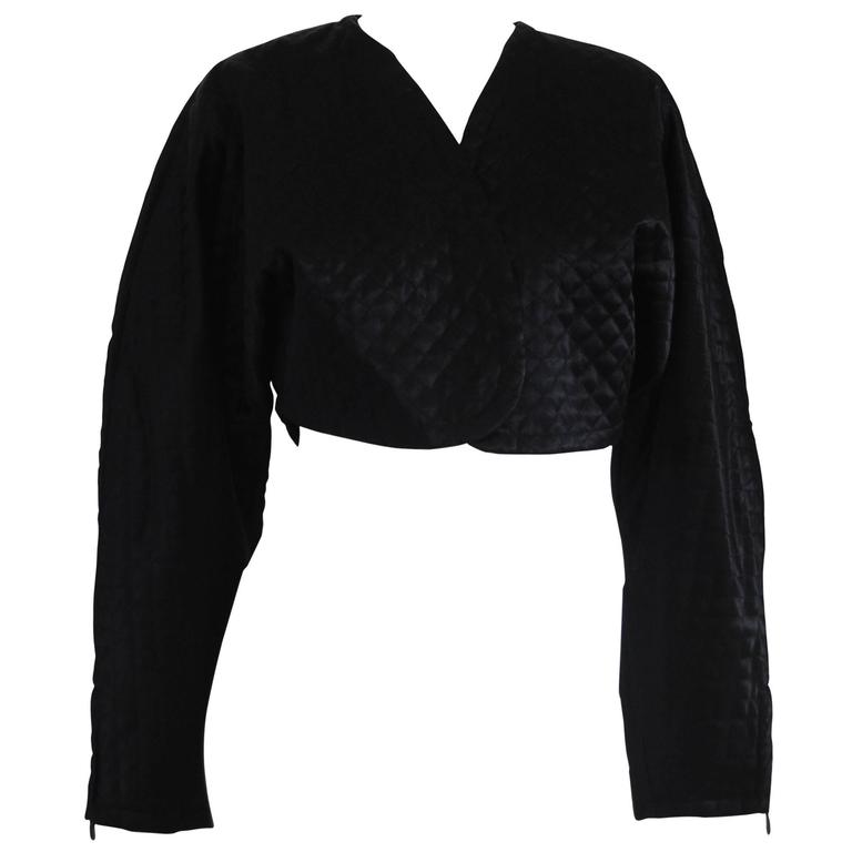Byblos Black cotton Bolero For Sale at 1stdibs