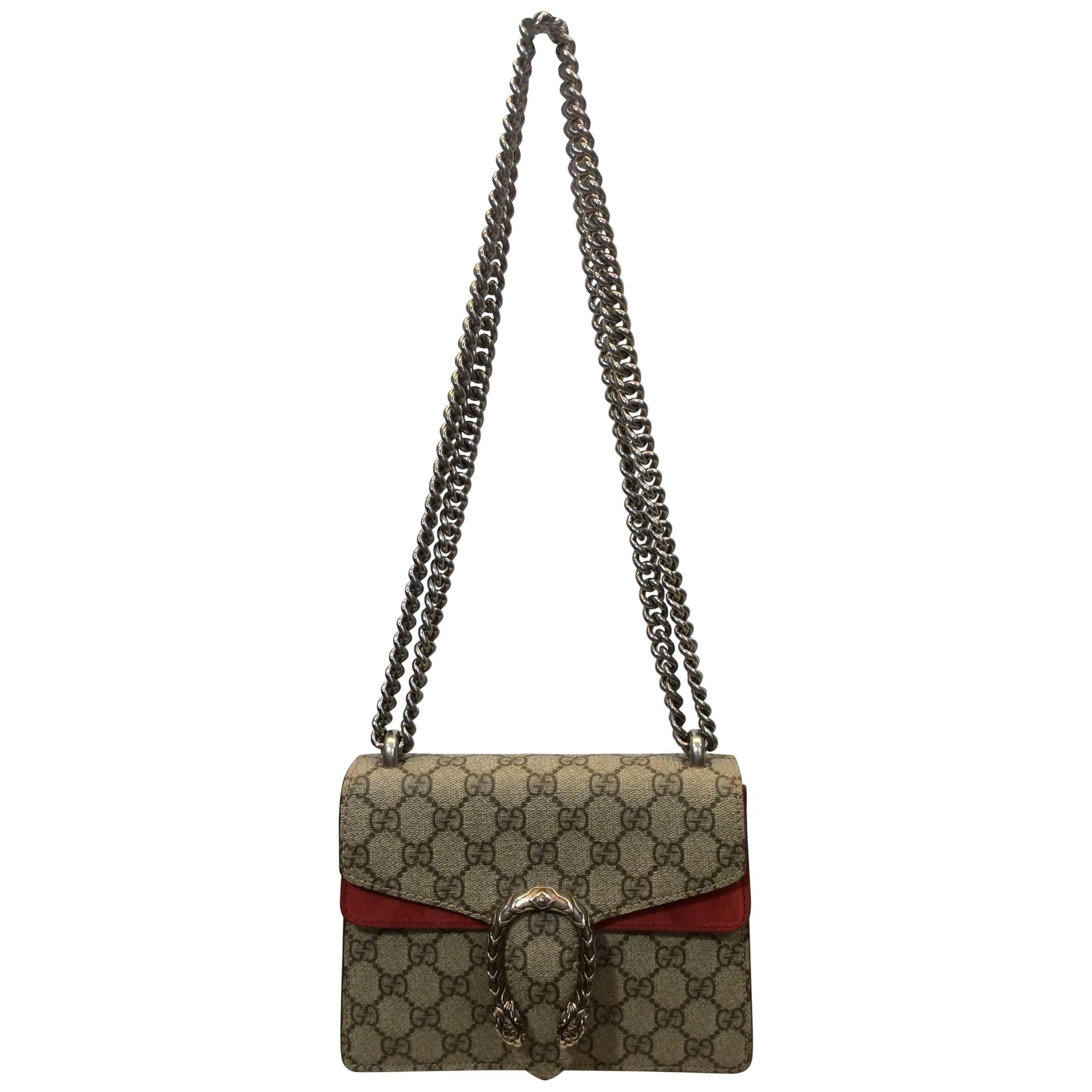 Gucci Print Snake Detail Crossbody Bag For Sale at 1stDibs | gucci ...