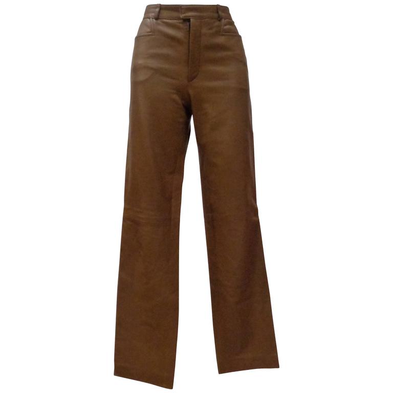 Iconic Tom Ford for Gucci Spring Summer 1999 feather denim jeans at 1stdibs