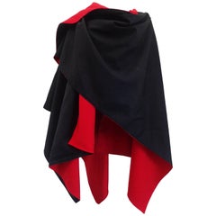Black and Red Cloak at 1stDibs | red and black cloak, black red cloak ...