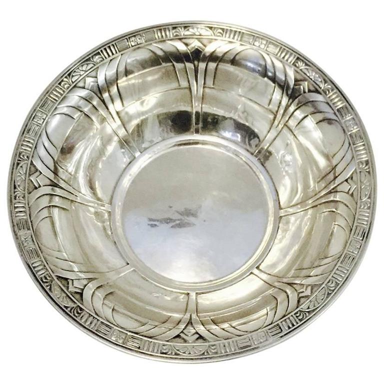 Extremely Rare Beautiful 1930 Deco Pattern Alvin Sterling Silver Bowl ...