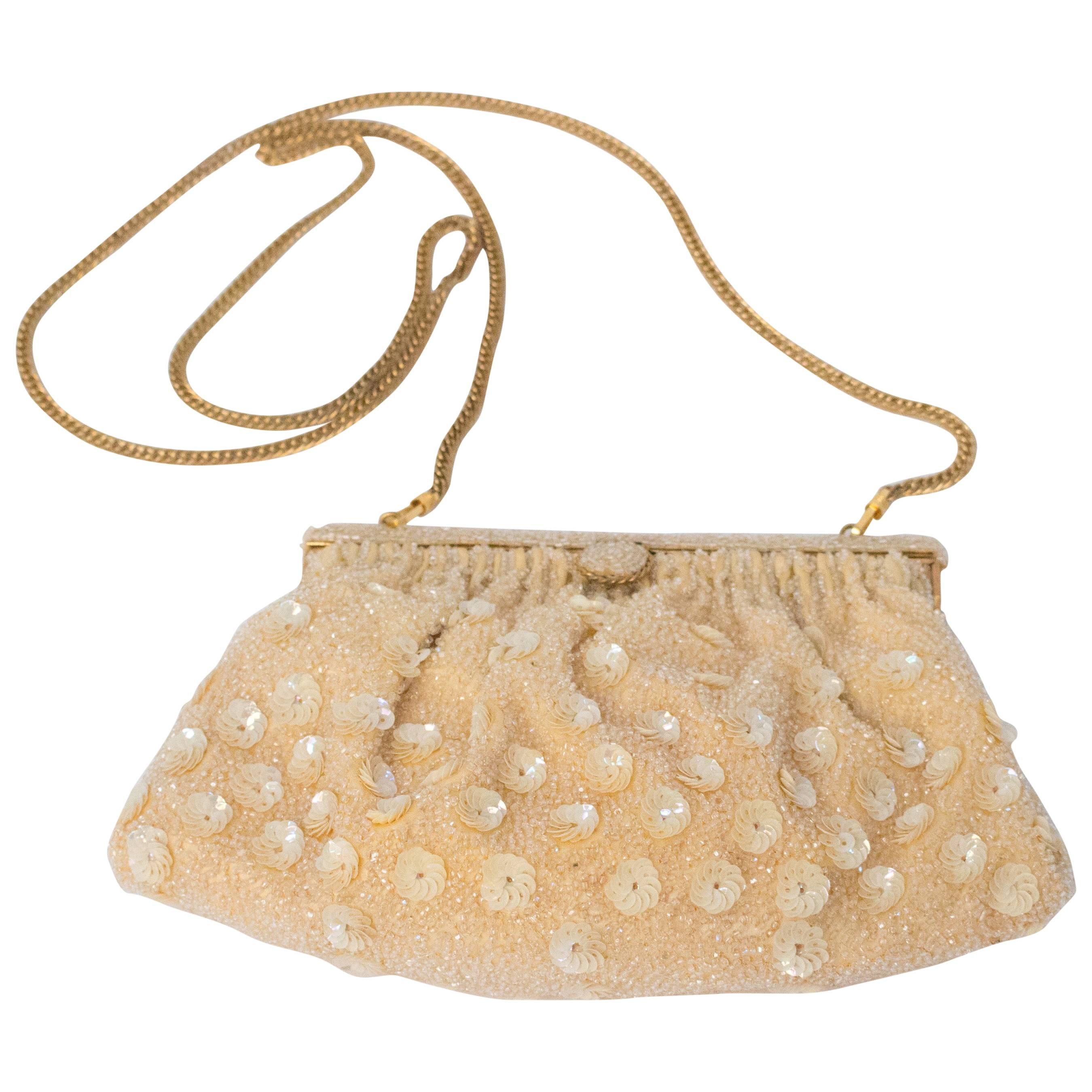 60s Beaded Evening Purse at 1stDibs