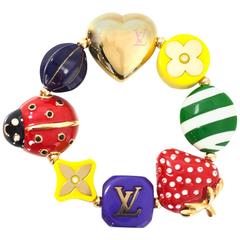 Louis Vuitton Fraise Strawberry Ladybug Stretch Bracelet For Sale at ...