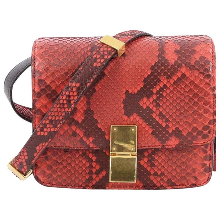 Celine Box Bag Python Small at 1stDibs | celine small box bag, celine ...